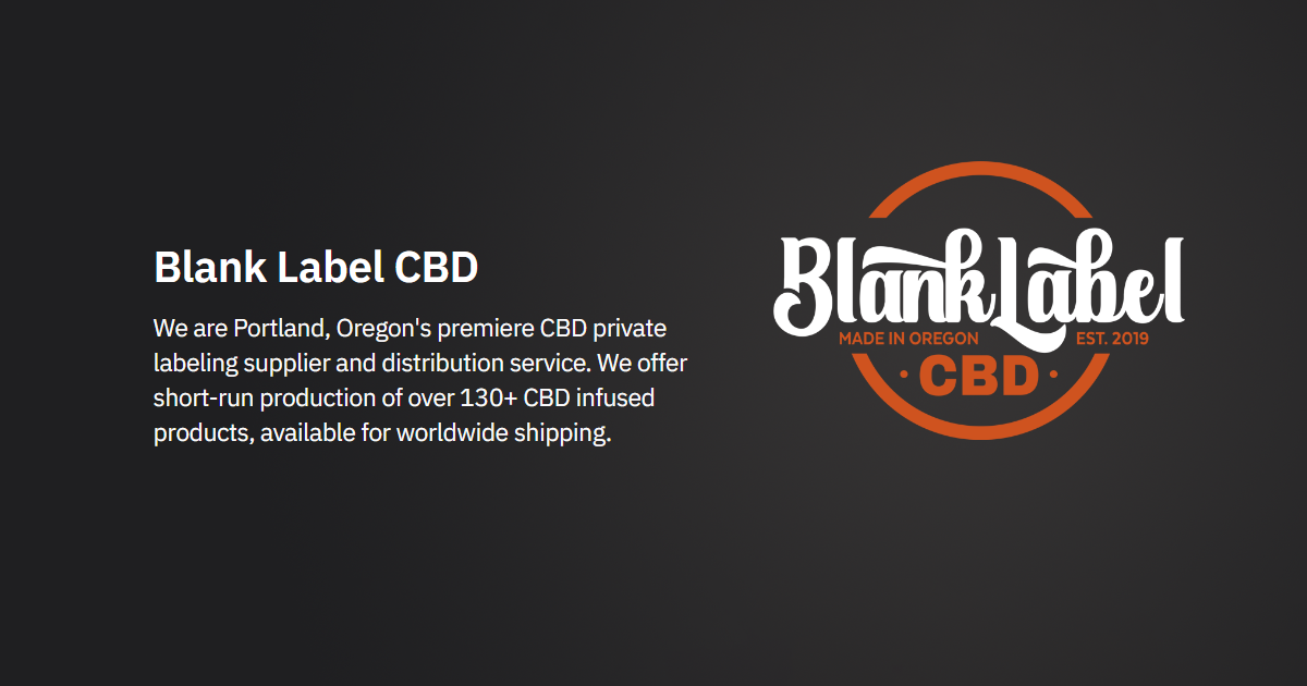 Maintenance Mode – Blank Label CBD